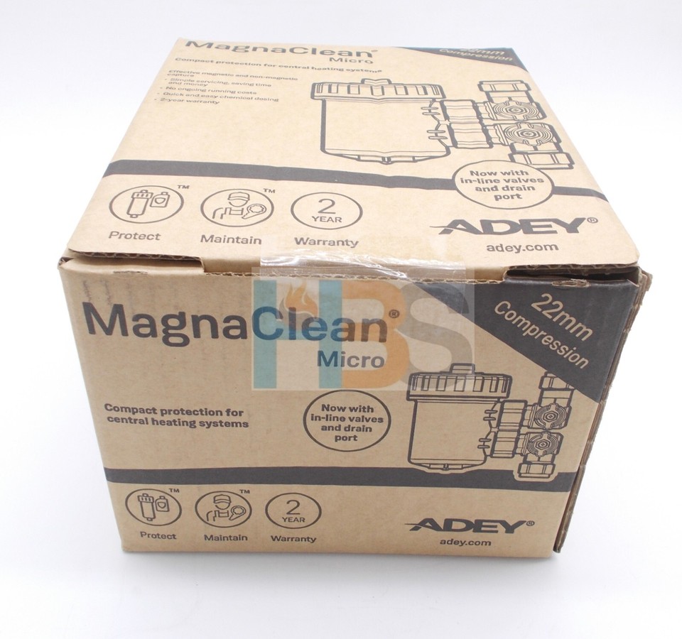 MagnaClean Micro 22mm Compact Magnetic Filter Central Heating Sludge ...