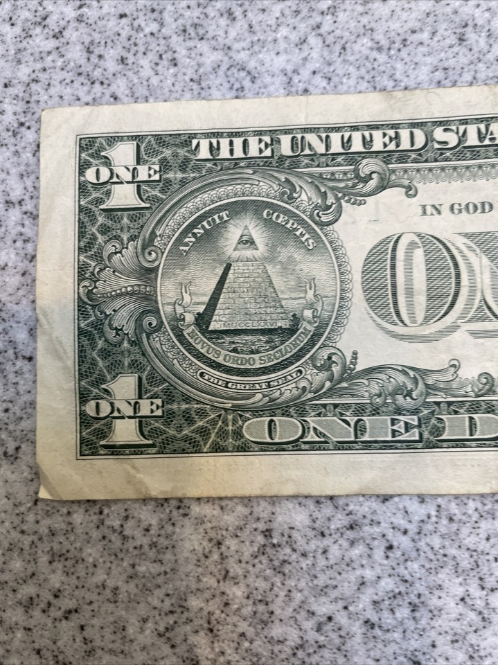 1988 A $1 One Dollar Bill Federal Reserve Note Vintage Rare 37 years ...