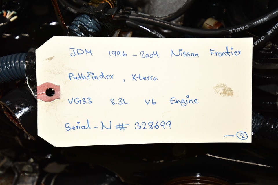1996-2004 Nissan Pathfinder Frontier Xterra VG33DE 3.3L Motor V6 N/A ...