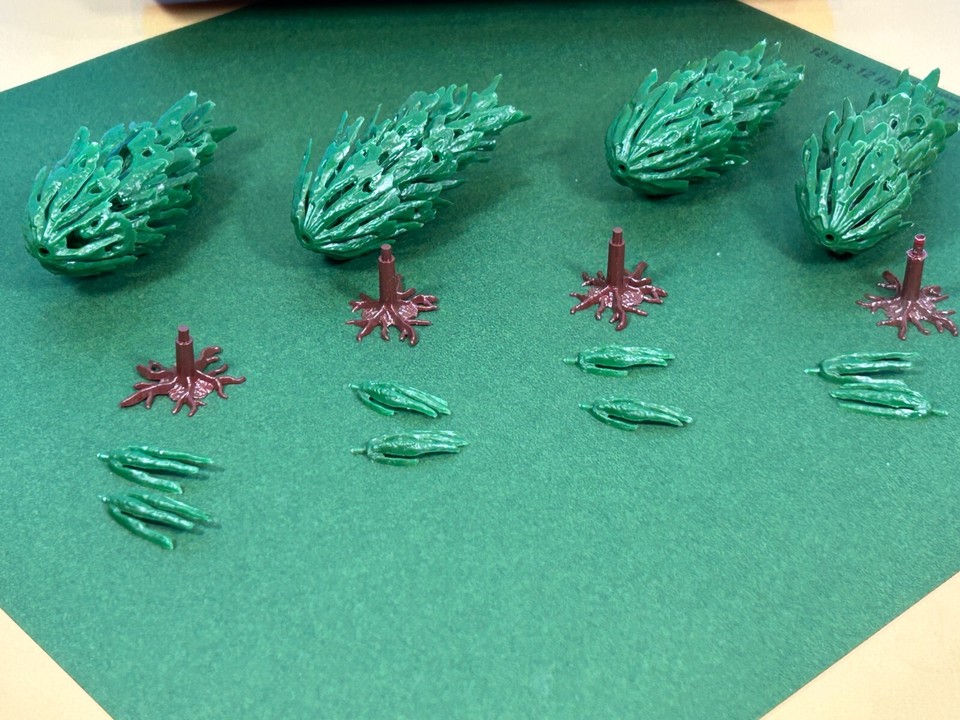 Plasticville HO ga. #2409 Poplar trees, O/B, Complete | eBay