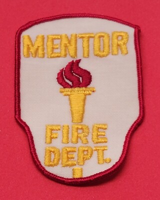 OHIO, MENTOR FIRE DEPT VINTAGE PATCH | eBay