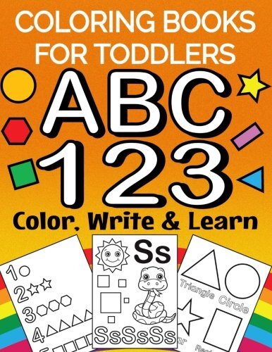 COLORING BOOKS FOR TODDLERS ABC 123 COLOUR WRITE AND By The Future ...