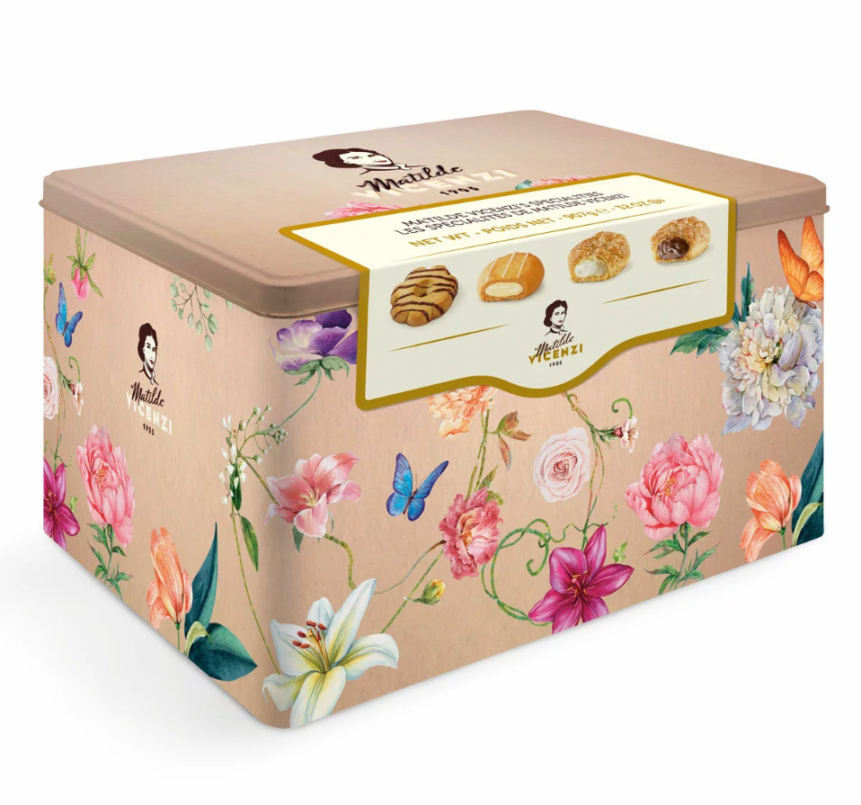 Matilde Vicenzi Italian Biscuit Assortment Tin 907g Gift Pastry Set ...