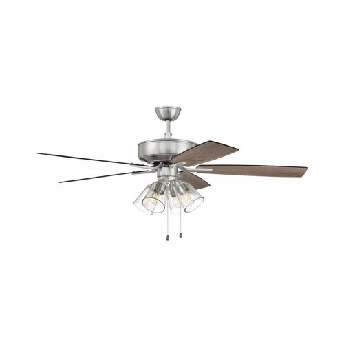 Craftmade P104BNK5-52DWGWN Pro Plus 52" Ceiling Fan with LED Lights ...