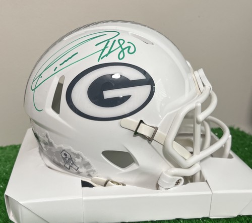 🔥 GB Packers DONALD DRIVER Signed 2024 SALUTE TO SERVICE Mini Helmet ...
