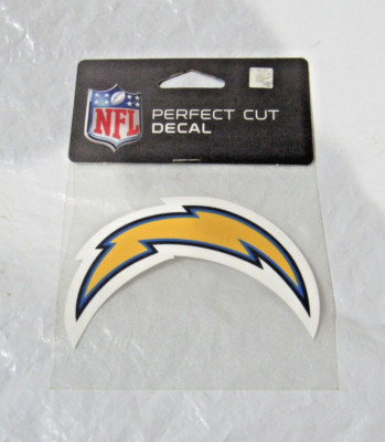 NFL San Diego Chargers Logo 4" x 4" Perfect Cut Decal | eBay