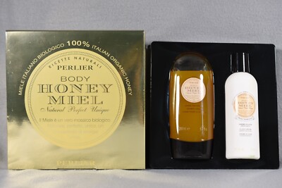 Perlier Honey Miel 6.7oz Shower Cream 8.4oz Fluid Moisturizing Cream ...