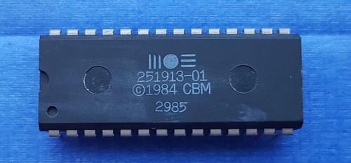 MOS 251913-01 Kernal & BASIC ROM Chip for Commodore 64/128, Genuine ...