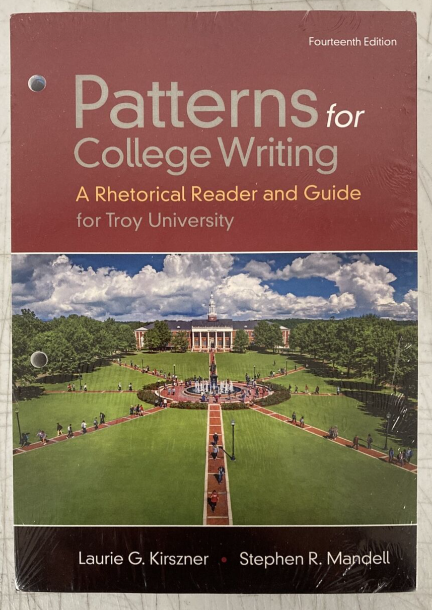 Patterns for College Writing: A Rhetorical Reader & Guide for Troy ...