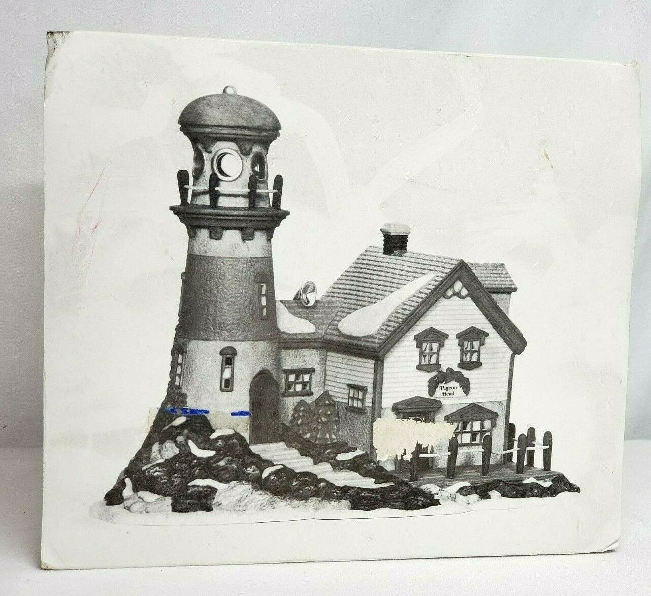 Dept 56 PIGEONHEAD LIGHTHOUSE New England Village Lighted Building ...