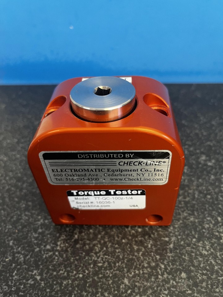 6cc CHECKLINE AWS AWS-QC TT-QC-100z-1/4-E Torque Display / Tester | eBay