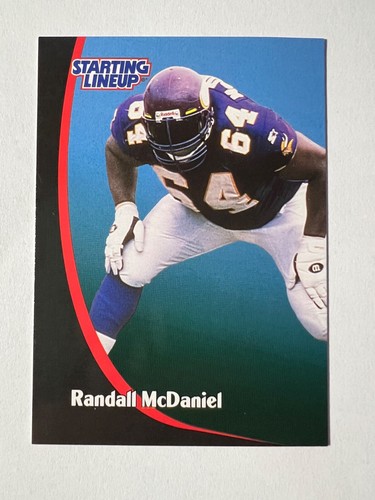 1998 Kenner Starting Lineup Cards #25 Randall McDaniel Vikings Card ...