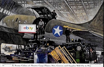 CURTISS COMMANDO C-46 1942 THORNTON OAKLEY AMERICAN INDUSTRIES WW2 WAR ...