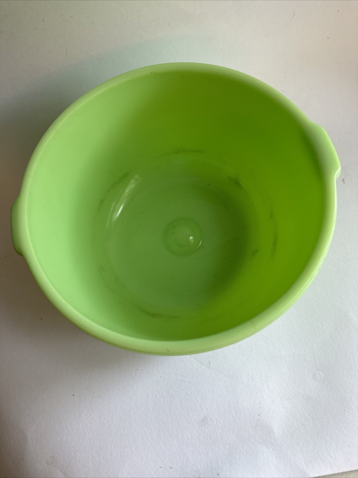 LG 9" 1940's vintage Fire King Large Jadite mixing Bowl For Sunbeam ...
