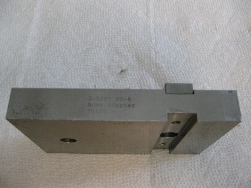2-5/8" RB-6 ACME Adapter Plate F0155 | eBay