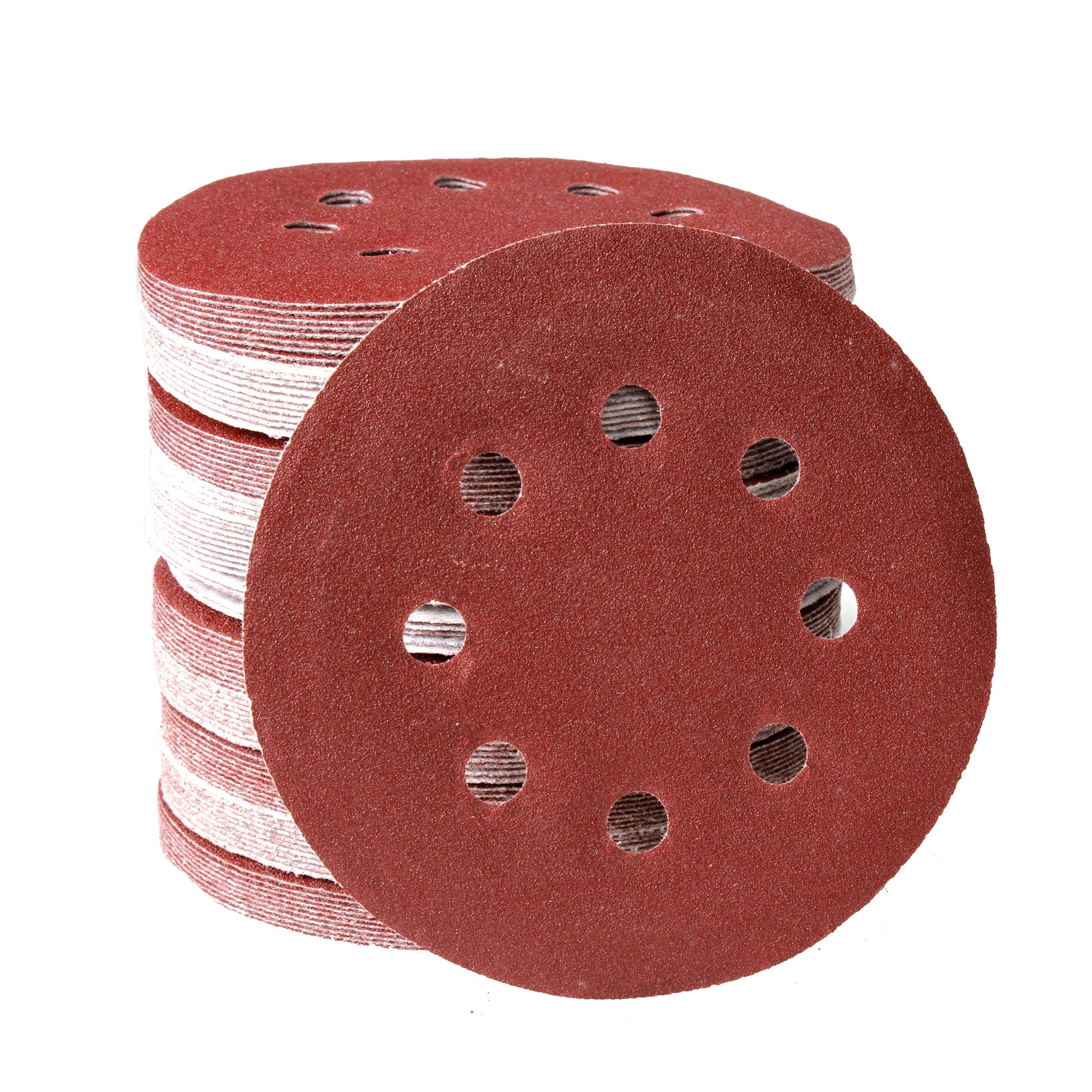 100x Klett Schleifscheiben 125mm Exzenter Schleifpapier 8 Loch Körnung ...