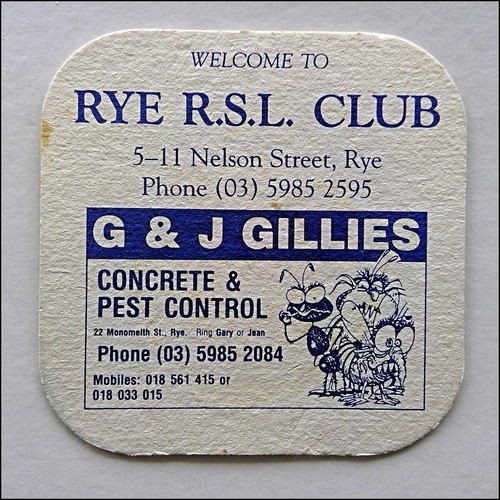 Rye RSL Club 5-11 Nelson St 0359852595 G&J Gillies Concrete Pest ...
