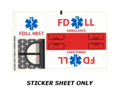 LEGO 4857 - SPIDERMAN - Doc Ock's Fusion Lab - STICKER SHEET | eBay