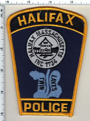 Halifax Police (Massachusetts) Blue Version Shoulder Patch - new from ...