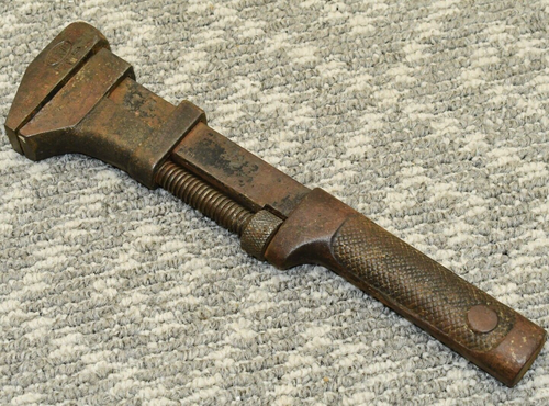 Vintage PEXTO Adjustable Monkey Wrench 12" Railroad ALL METAL Handle ...