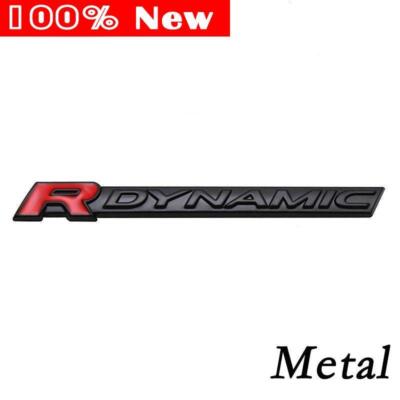 1pc R Dynamic RDynamic Sport HSE Black Car Fender Emblem Badges Sticker ...