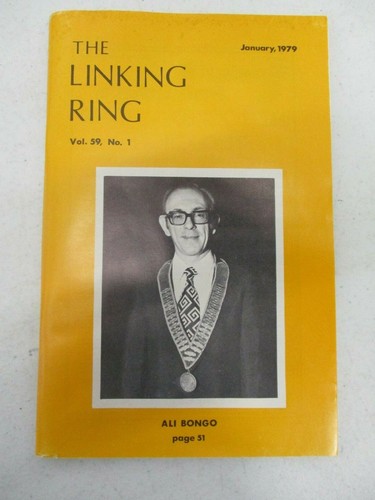 THE LINKING RING MAGAZINE JANUARY 1979 VOL 59 NO 1 ALI BONGO MAGIC ...
