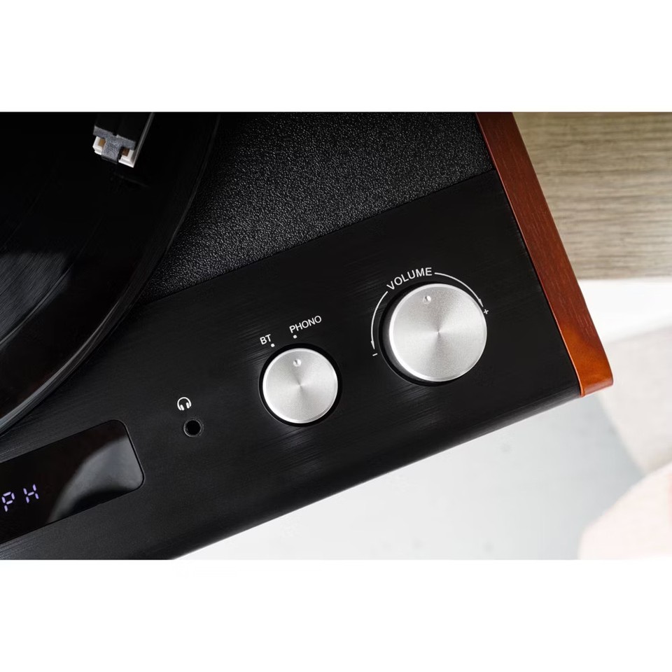 Victrola Brighton Record Player Turntable Bluetooth 3-Speed RCA Out ...