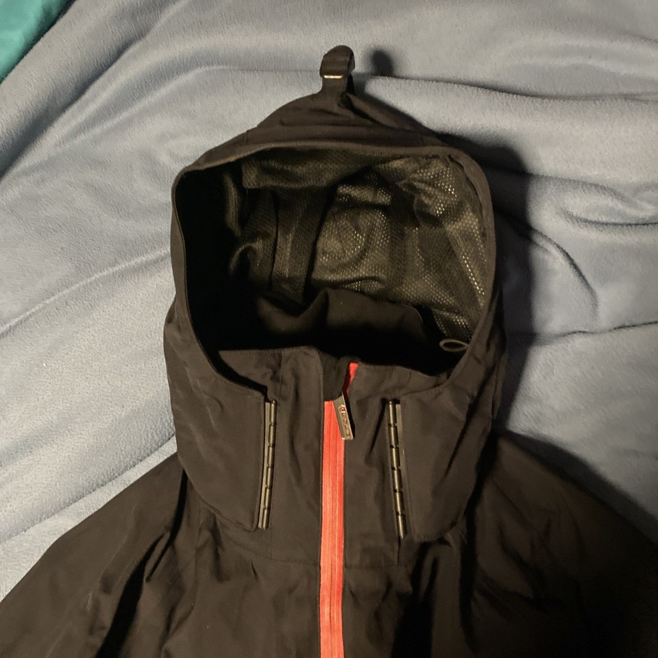 Vtg Liquid Snowboards Jacket Size large Water Repellent black and red ...