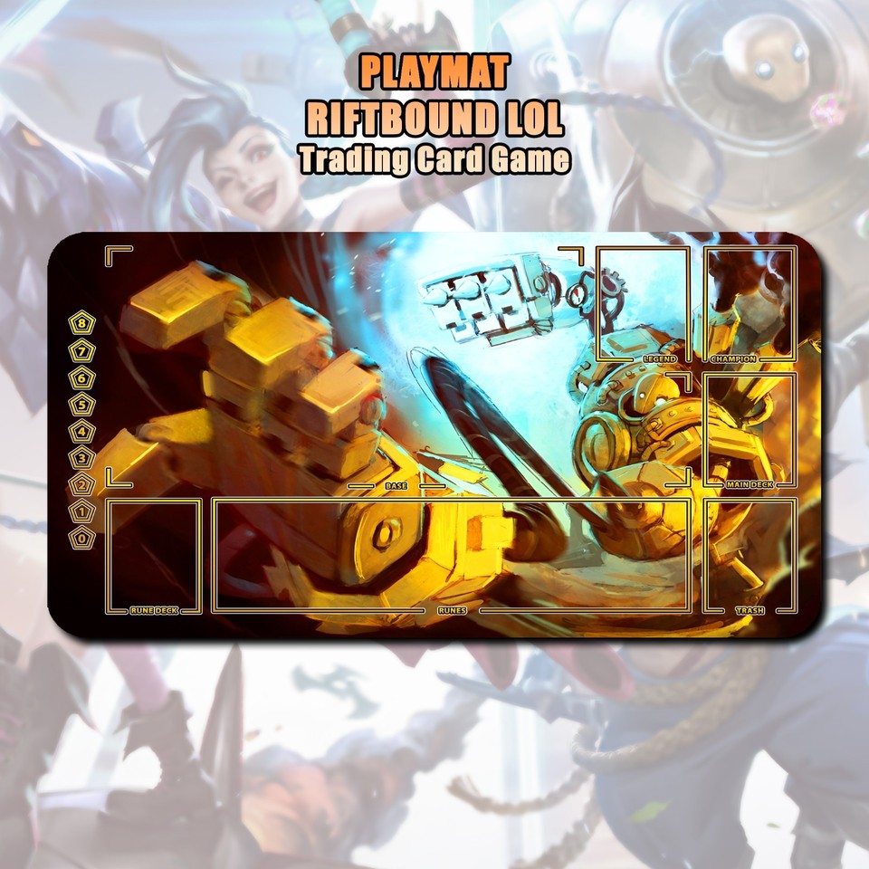 Playmat Blitzcrank Riftbound LOL TCG | eBay