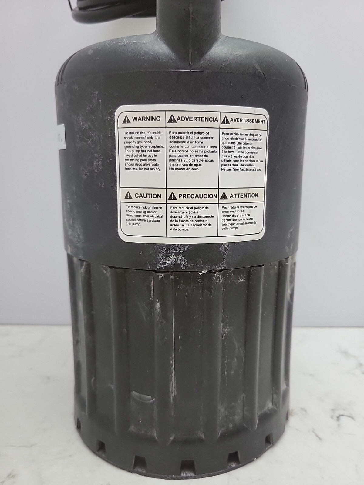 Dayton 3YU54 1/6 Hp 1-1/4" Plug-In Utility Pump 120V Ac No Switch ...