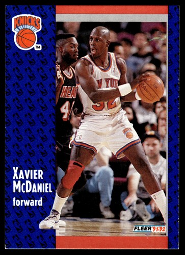 1991 Fleer #328 Xavier McDaniel New York Knicks | eBay