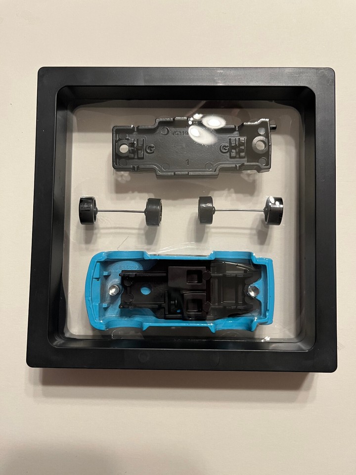 Hot Wheels Floating Display - Mazda RX-7 Blue - 1:64 scale Disasembled ...