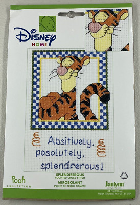 Janlynn Disney Pooh Collection Tigger Splendiferous Counted Cross ...