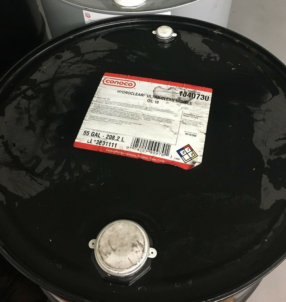 Conoco Phillips, HYDROCLEAR ULTRA-CLEAN SPINDLE OIL ISO VG 10 - 55 Gal ...