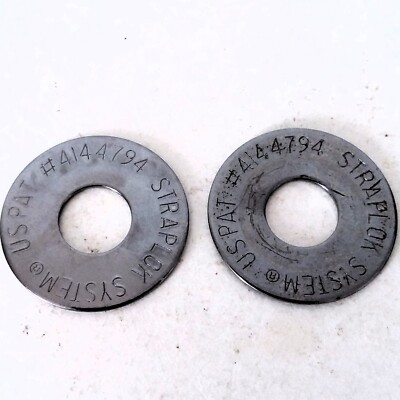 Vintage Dunlop guitar strap locks Washers only | eBay