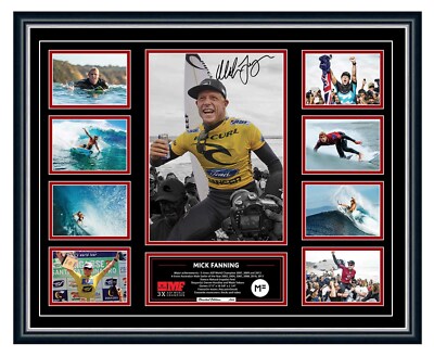 MICK FANNING SIGNED PHOTO LIMITED EDITION FRAMED MEMORABILIA | eBay ...