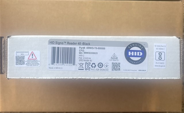 HID Signo 40 Smart Card Access Control Reader - Black (40NKS-00-000000 ...