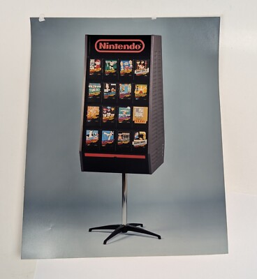 1990's Nintendo NES Internal 8" x 10" Cabinet Boxed Photo Store Display ...