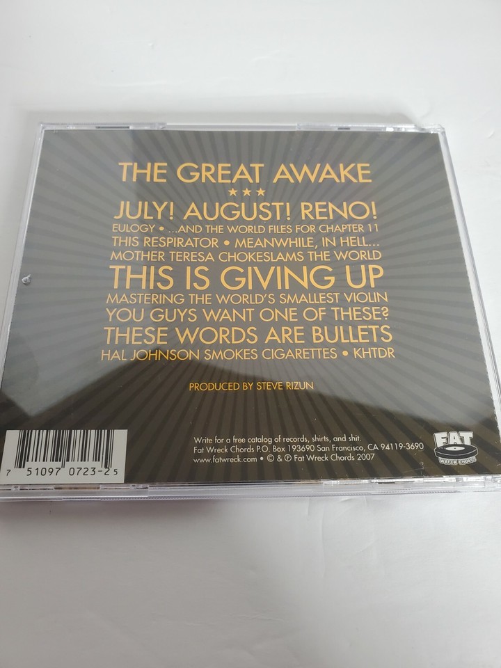 FLATLINERS: GREAT AWAKE [CD] 751097072325 | eBay