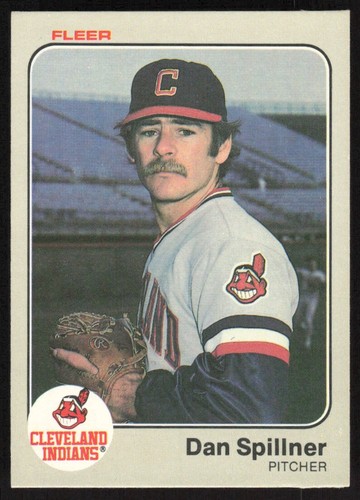 1983 Fleer Baseball Dan Spillner #419 Cleveland Indians | eBay