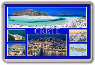 FRIDGE MAGNET - CRETE - Large - Greece TOURIST | eBay UK