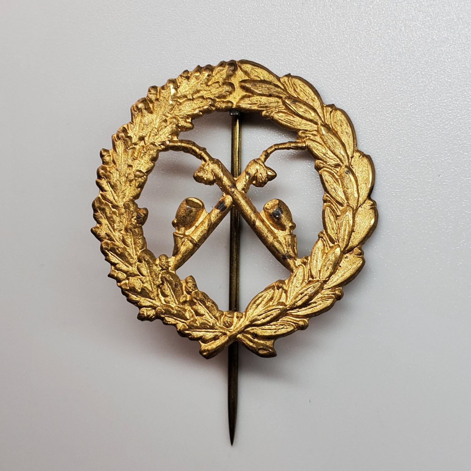 Original WWI WW1 German veteran stick pin button badge pipe militaria ...