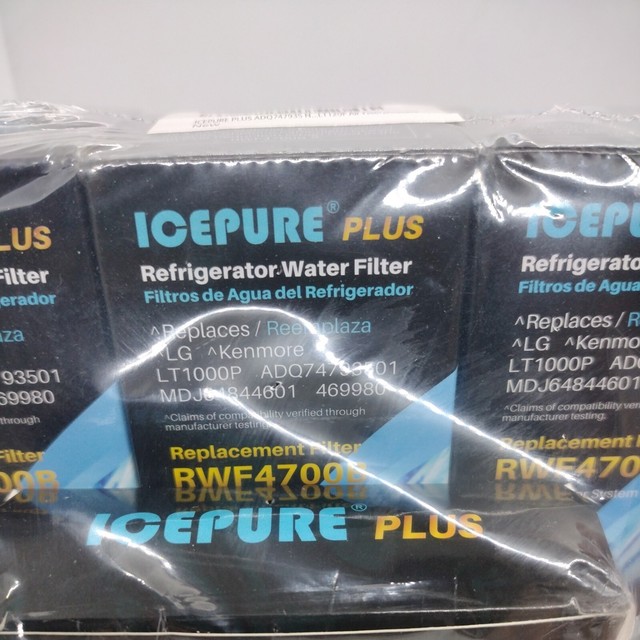 ICEPURE RWF4700A + AF004 Refrigerator Air and Water Filter - White for ...