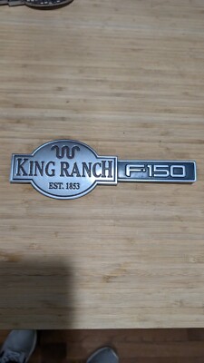 FORD F-150 KING RANCH BRAND OEM EMBLEM FENDER | eBay