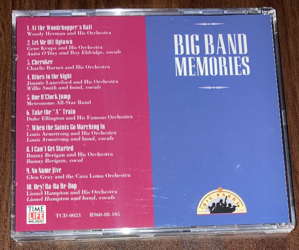 Time Life Presents Big Band Memories - Very Good Used CD | eBay