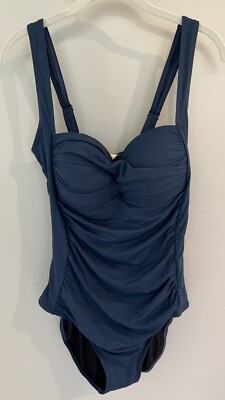 Sundance Catalog Blue Padded Bra “Marilyn” One Piece Swimsuit Size XS ...