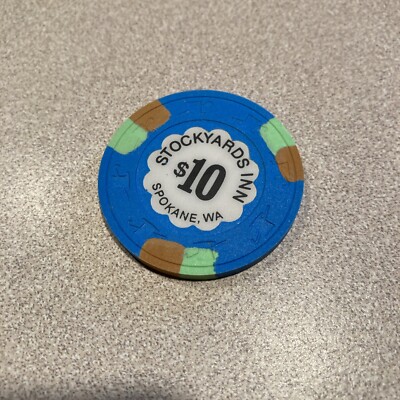 $10 Stockyards Inn casino chip Spokane washington super rare | eBay