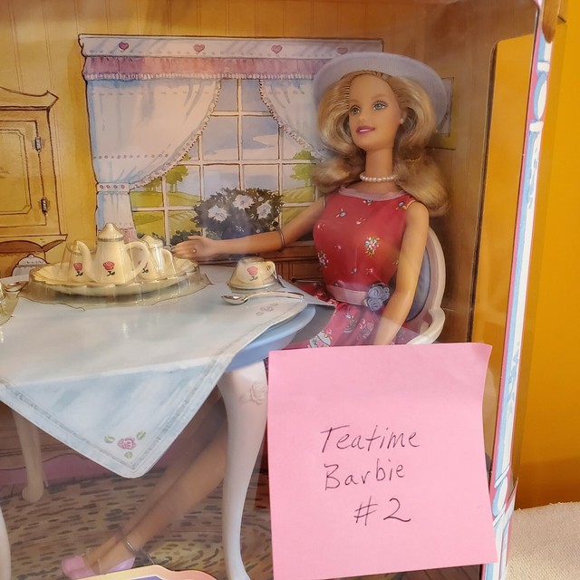 HLD Barbie Mattel 25904 Tea Time With Her Friends Lil Bear & Cozy Bunny ...