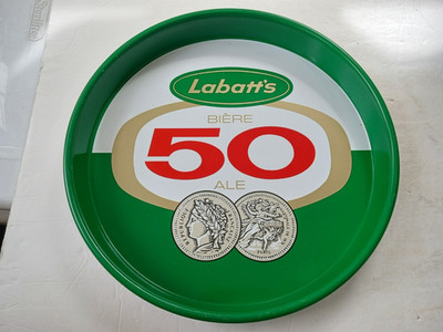 Vintage LABATT'S 50 ALE Beer Tray 13" Canada CLEAN | eBay