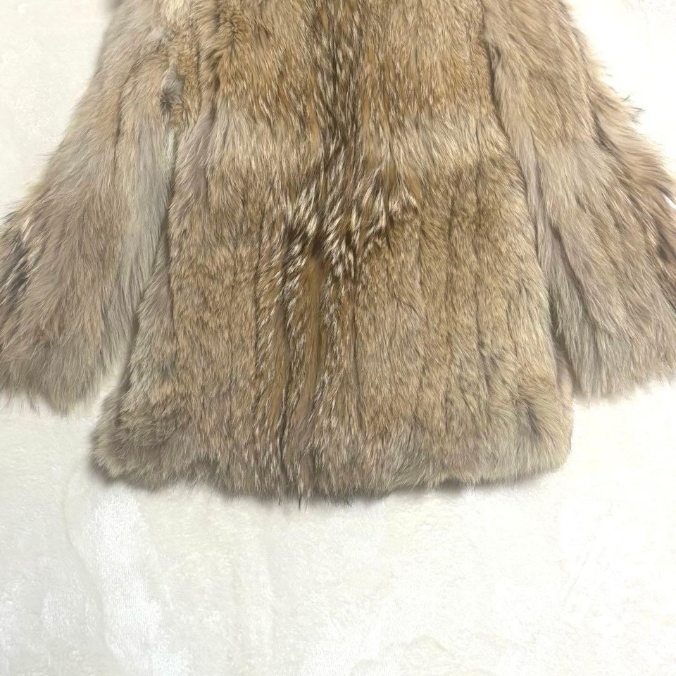 Fox fur coat No.11 Thick Soft Large Actress collar Warm Japanese | eBay
